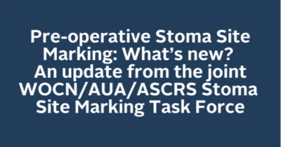Wound, Ostomy, and Continence Nurses Society